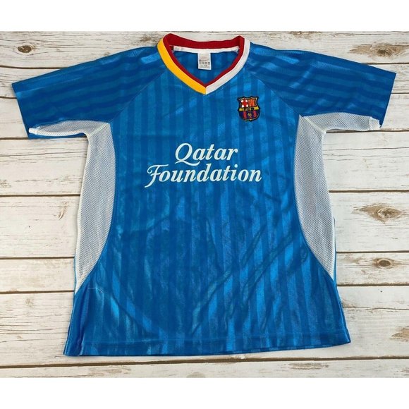 Nike | Shirts | Mens Nike Qatar Foundation Barcelona Soccer Jersey ...